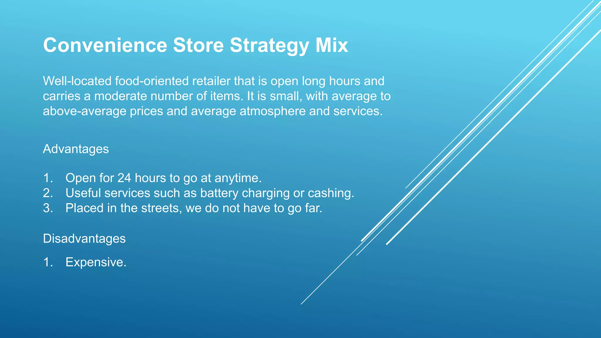 Food oriented store based retail | PPTX