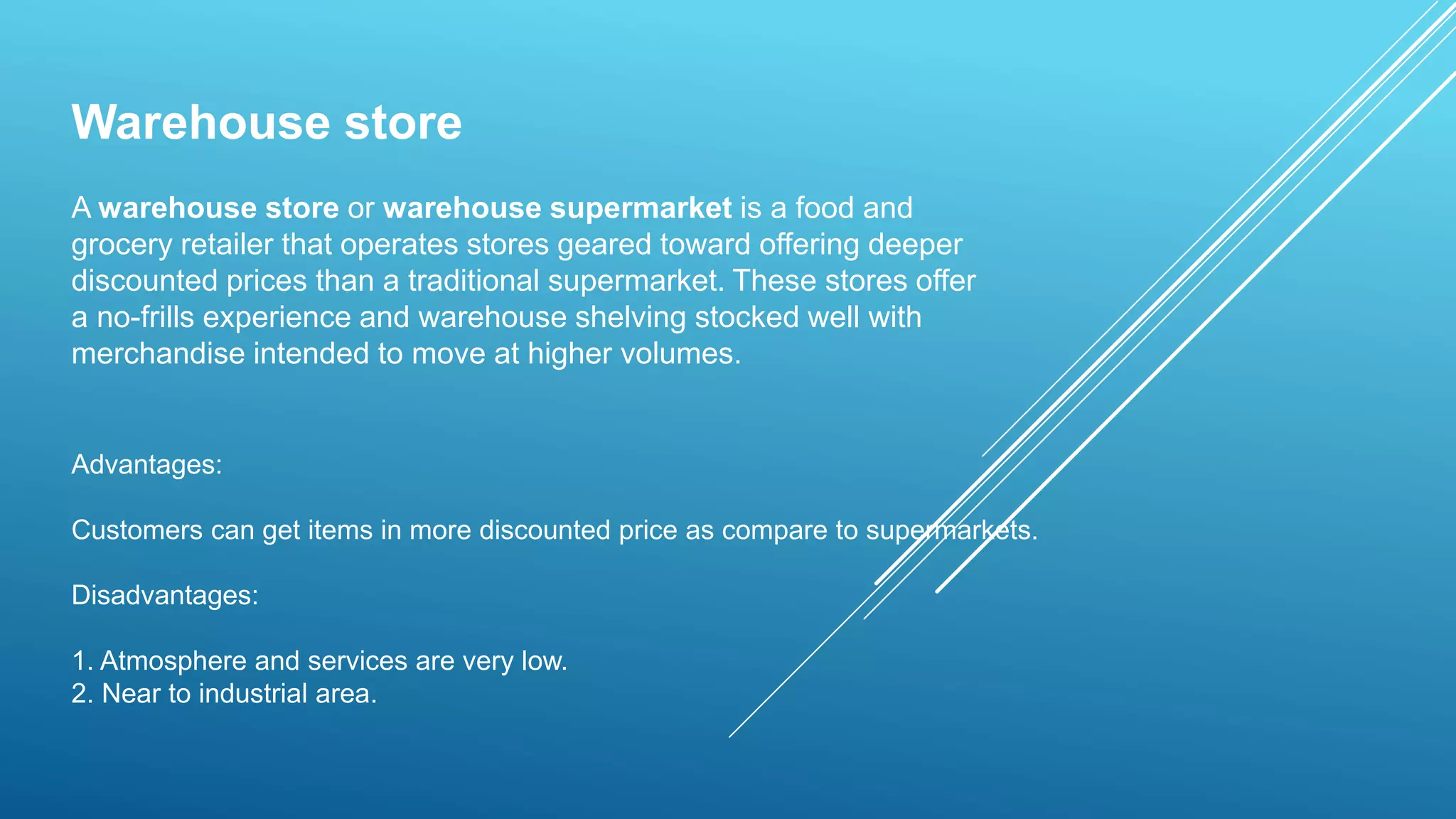 Food oriented store based retail | PPTX