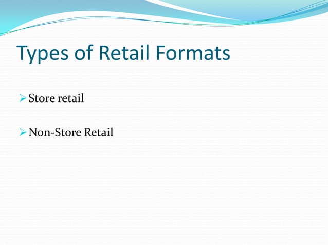 Retail format | PPTX