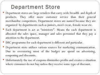 Retail formats | PPT