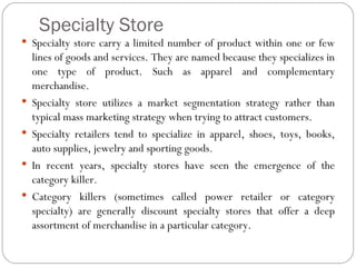 Retail formats | PPT