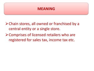 Retail Formats and Organized Retailing | PPTX | Retail Industry ...