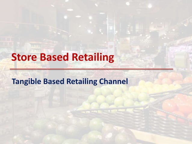 Retail Formats and Organized Retailing | PPTX | Retail Industry ...