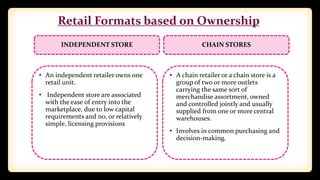 Retail formats | PPTX