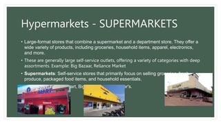 Retail Formats in India.pptx | Retail Industry | Industries