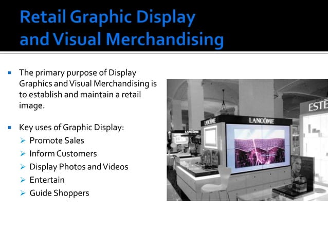 Retail graphic display and visual merchandising | PPT