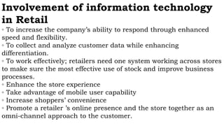 Retail information system by suman saha | PPTX | Retail Industry ...