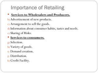 Retailing | PPT