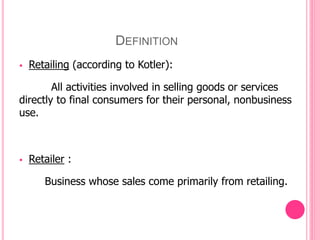 Retailing | PPT