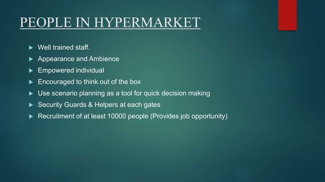 HYPERMARKET | PPTX | Retail Industry | Industries