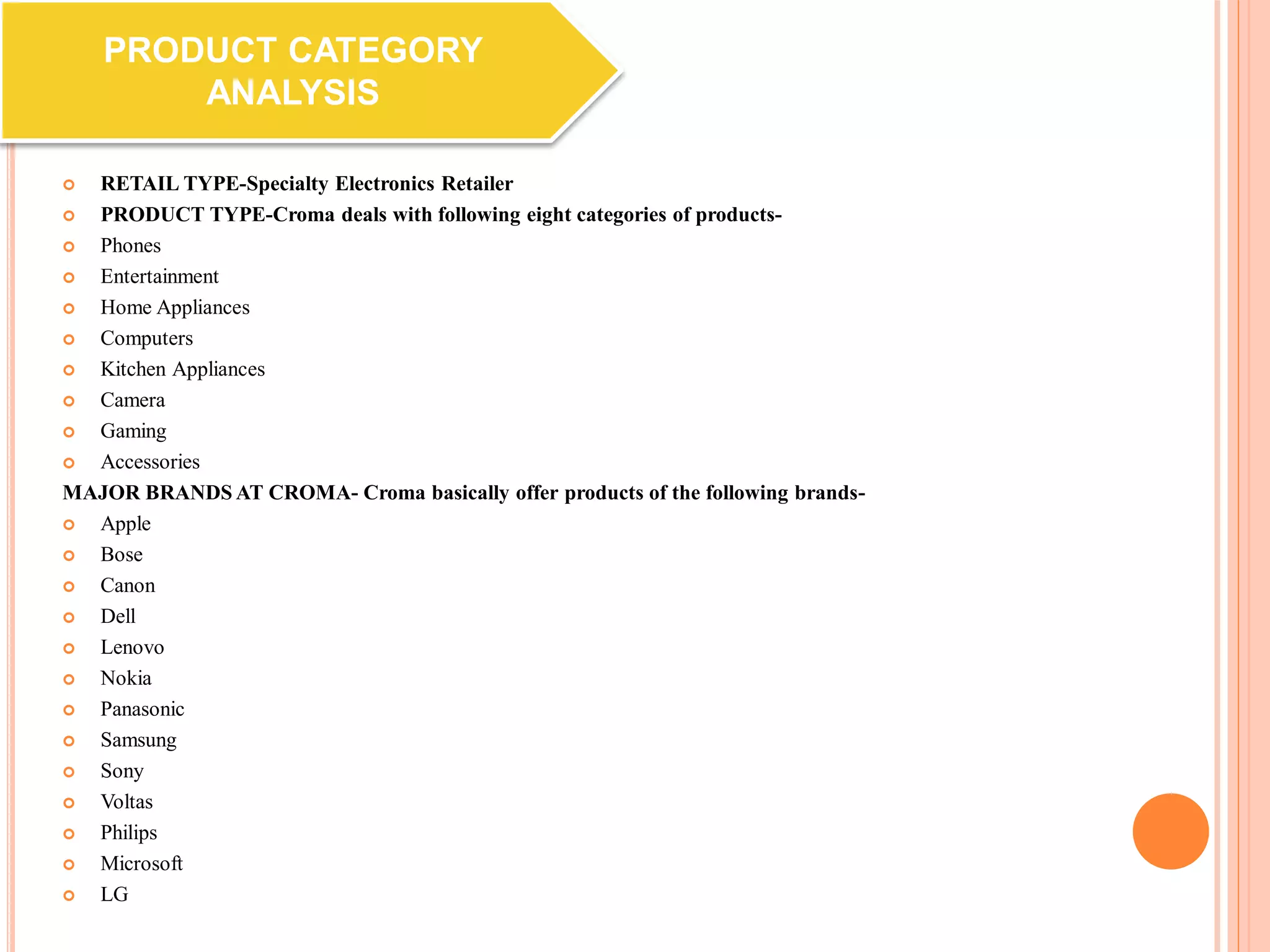 Croma- Retail Company Analysis | PDF