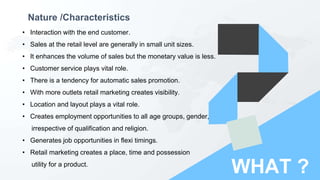 Retail marketing - overview | PPTX