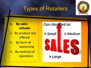 Retailing and wholesale | PPTX