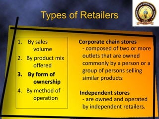 Retailing and wholesale | PPTX
