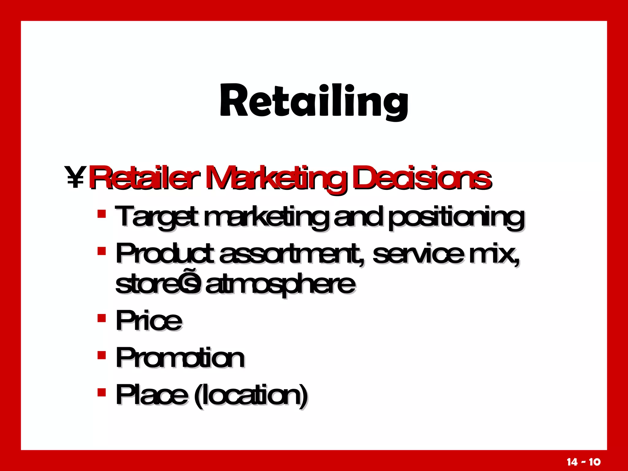 Retailing (Concept & Definition) | PPT