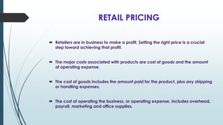 Retailing in pricing | PPTX