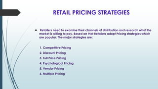 Retailing in pricing | PPTX