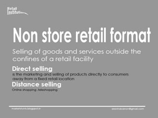 Retail institution | PPTX