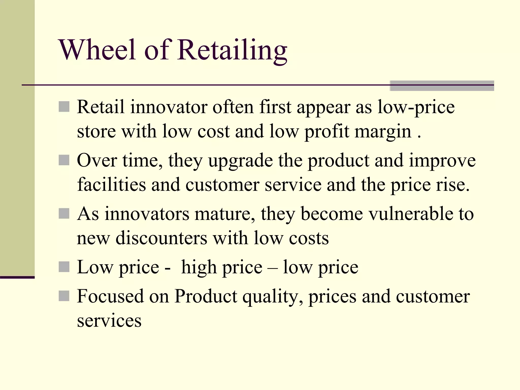 Retail institution by strore based strategy mix | PDF