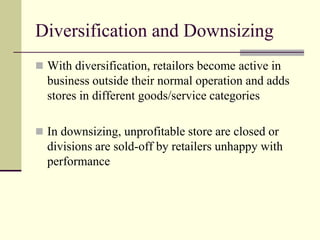 Retail institution by strore based strategy mix | PDF