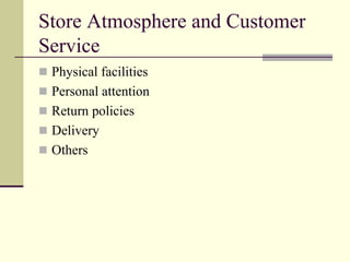 Retail institution by strore based strategy mix | PDF