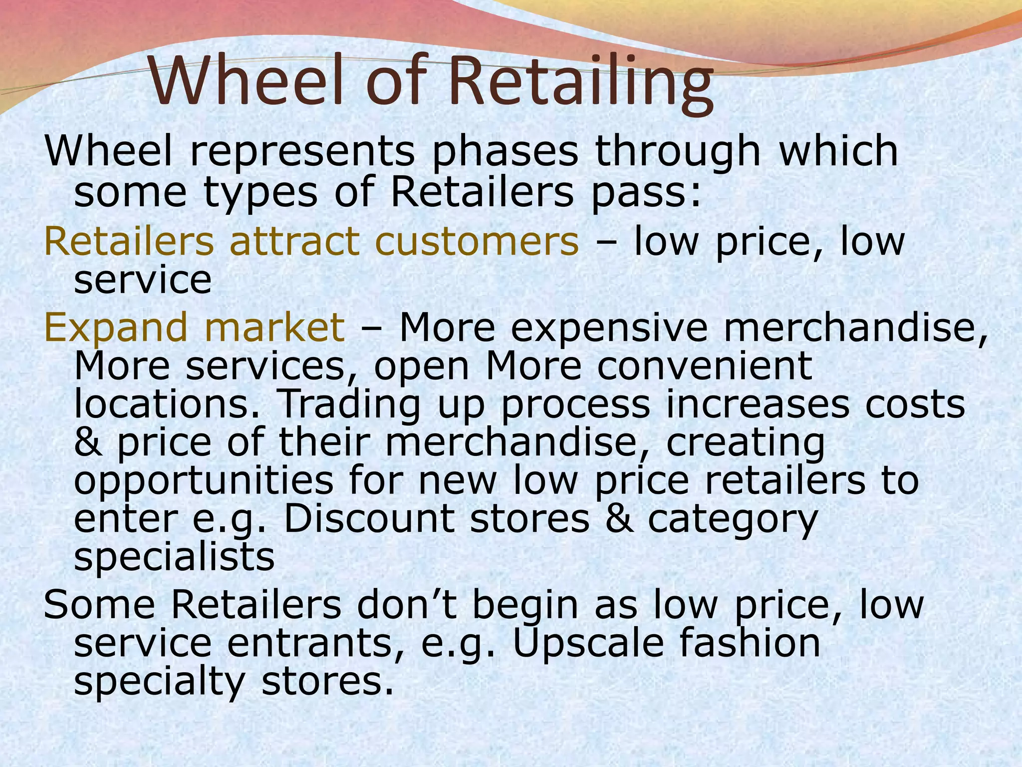 Retail Institutions | PPT