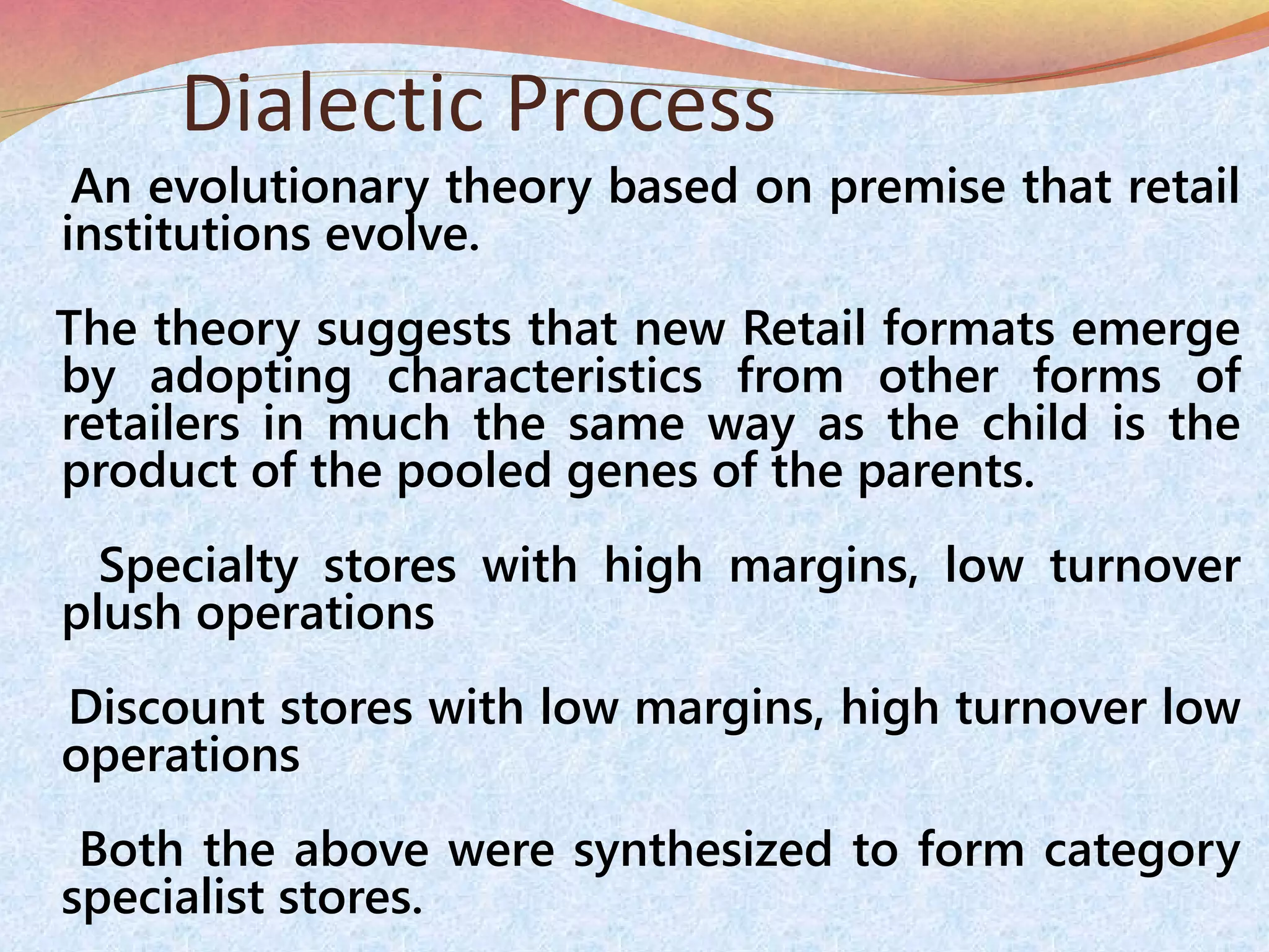 Retail Institutions | PPT