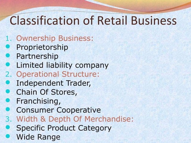 Retail Institutions | PPT | Retail Industry | Industries