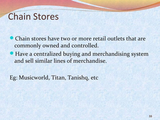 Retail Institutions | PPT | Retail Industry | Industries