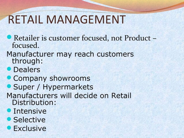 Retail Institutions | PPT | Retail Industry | Industries