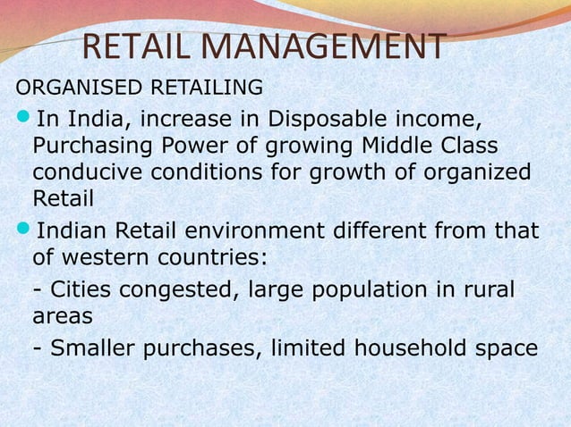 Retail Institutions | PPT | Retail Industry | Industries