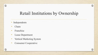 Retail institutions by ownership | PDF