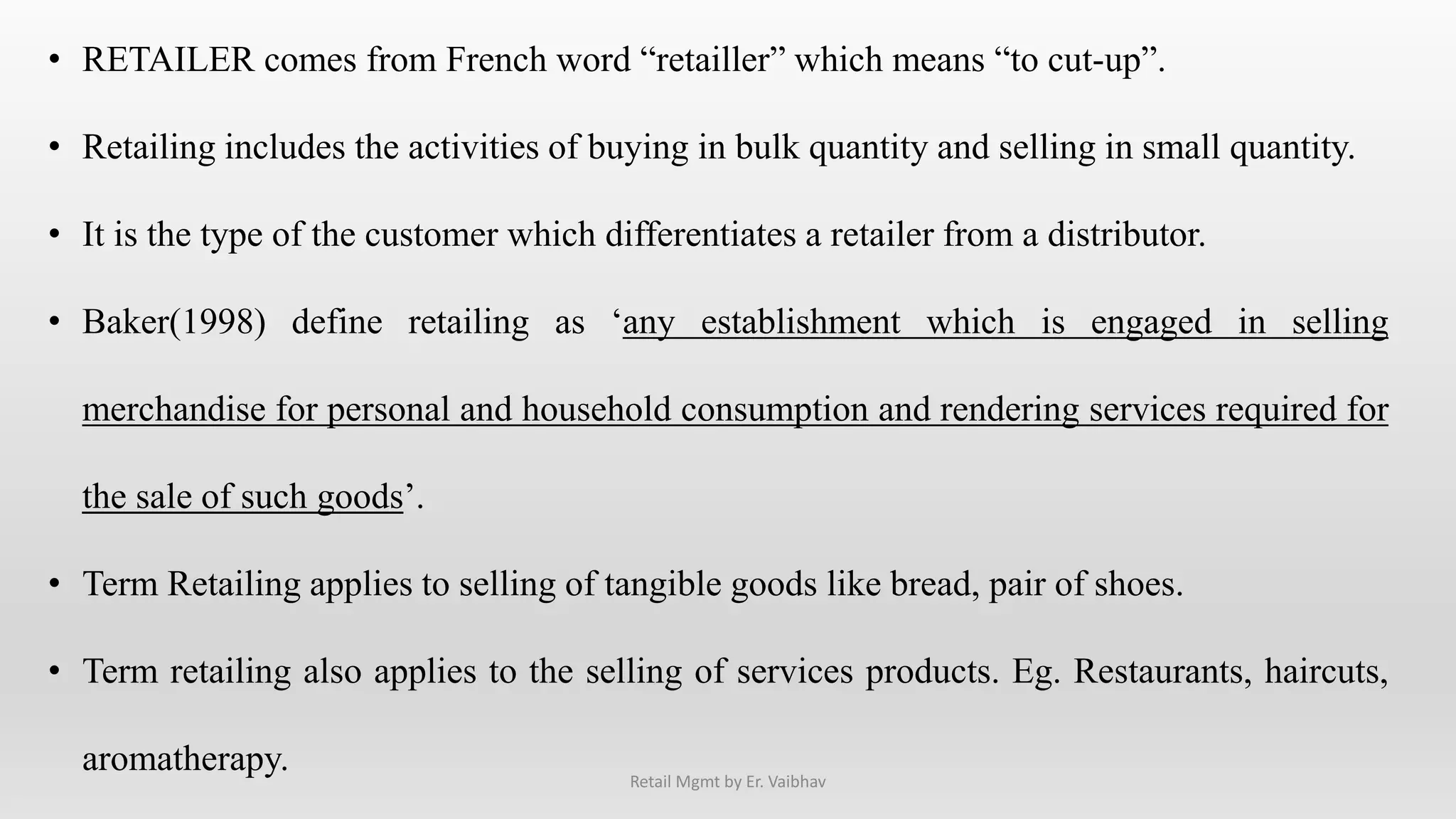 Introduction to Retail Management | PDF