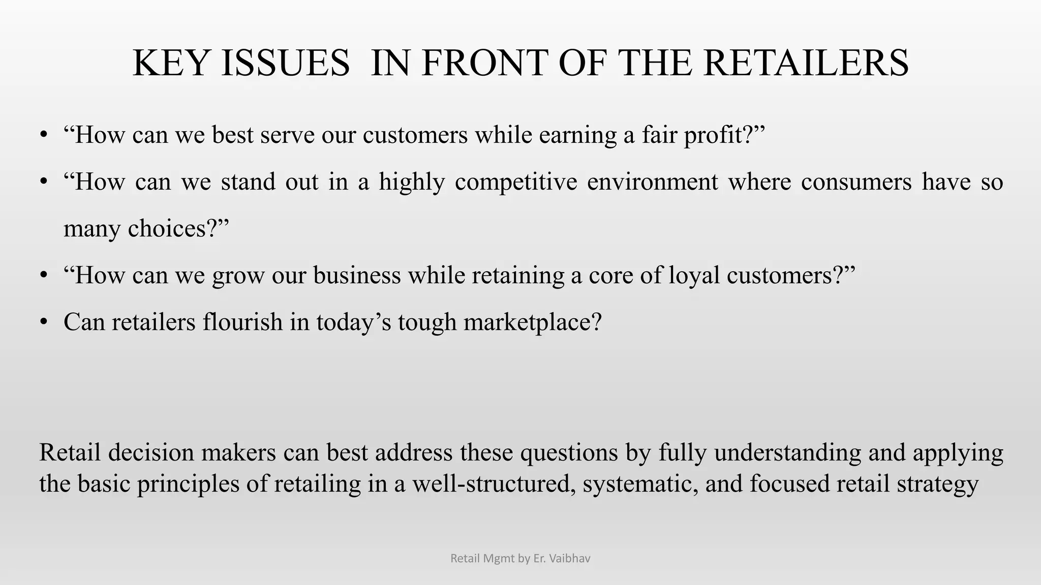 Introduction to Retail Management | PDF