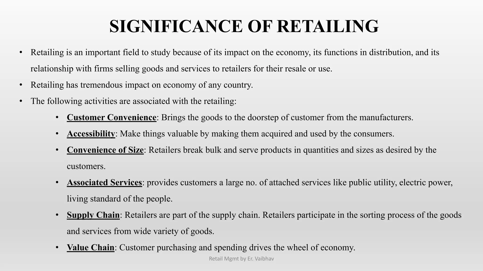 Introduction to Retail Management | PDF