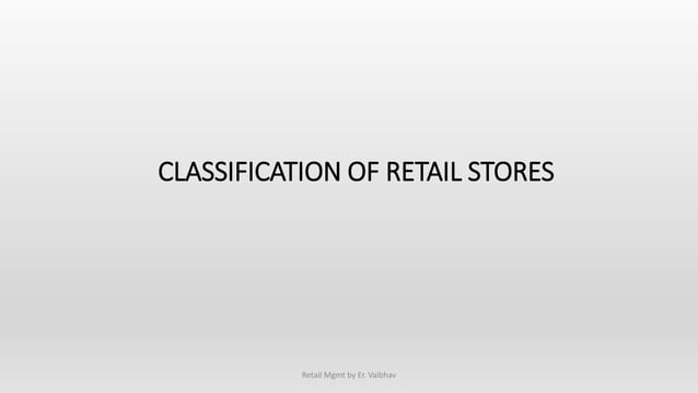Introduction to Retail Management | PDF