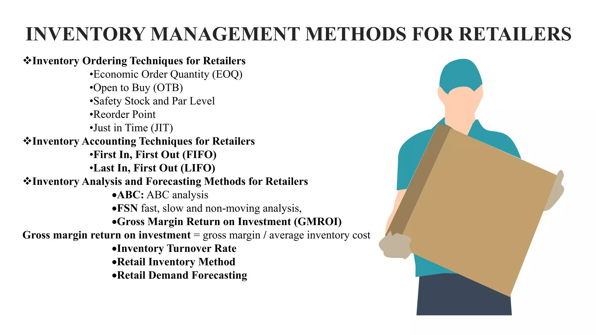 Retail inventory management | PPTX
