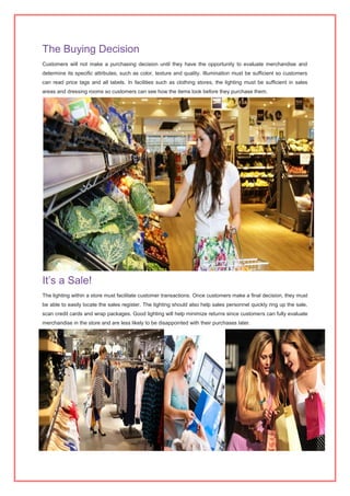 Retail lighting guide | PDF | Retail Industry | Industries