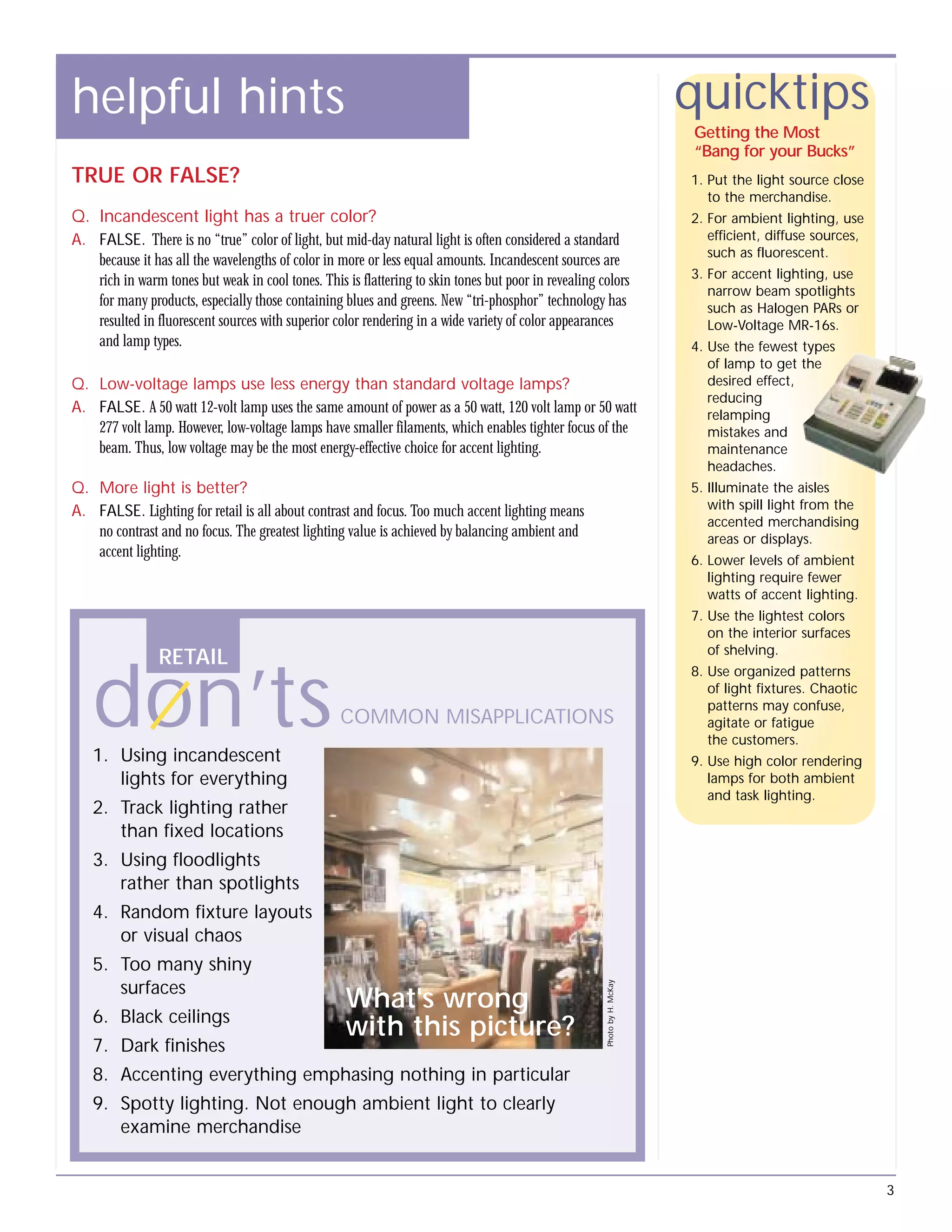 Retail lighting design guide | PDF