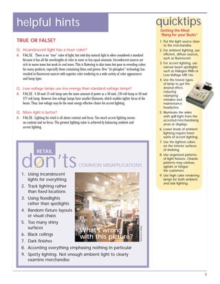 Retail lighting design guide | PDF