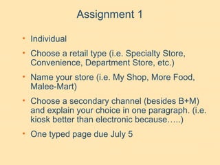 Retail location | PPT