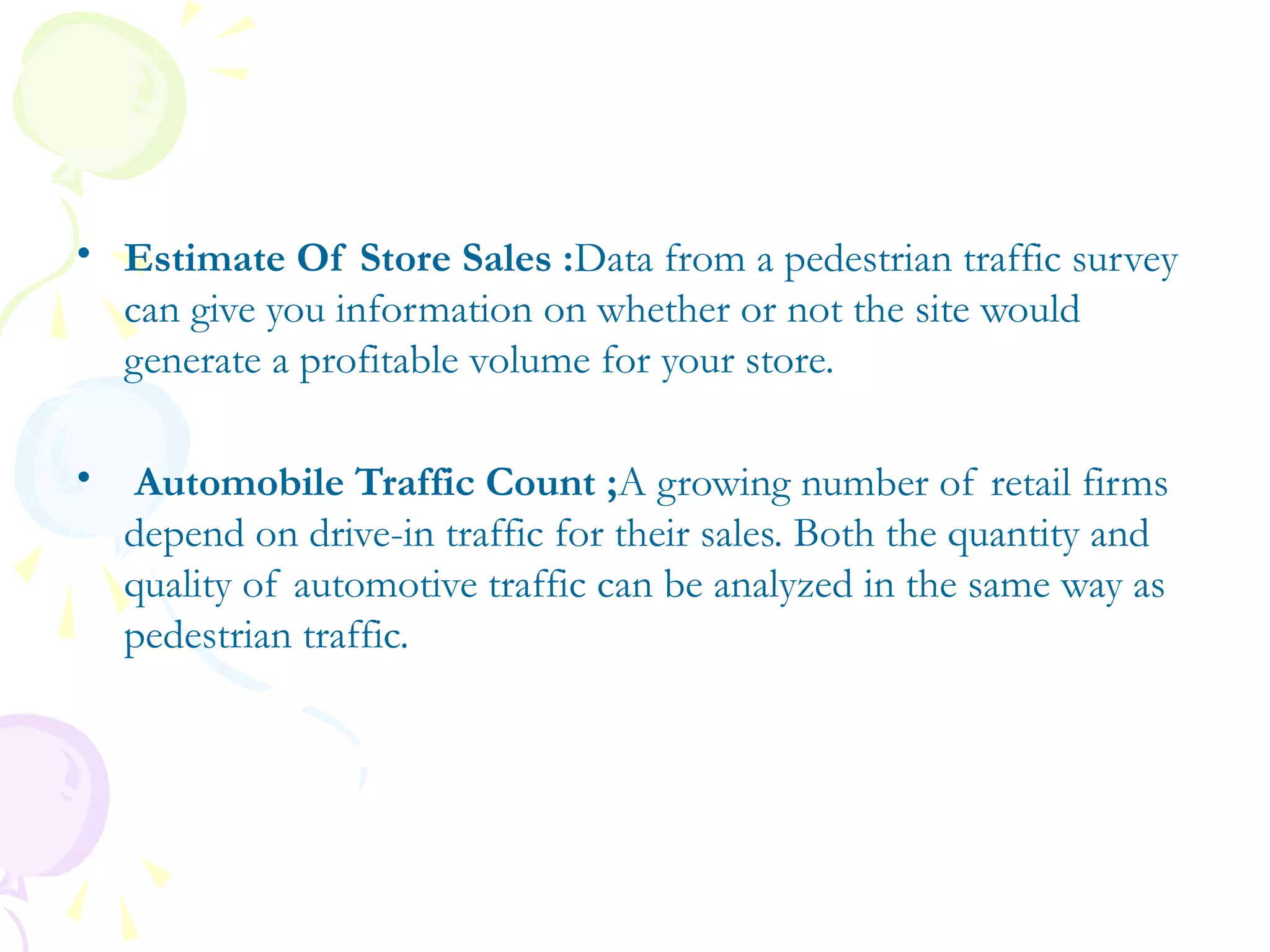 Retail location | PPT