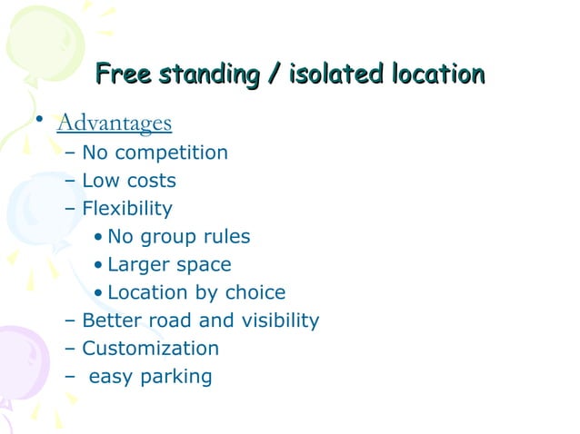 Retail location | PPT