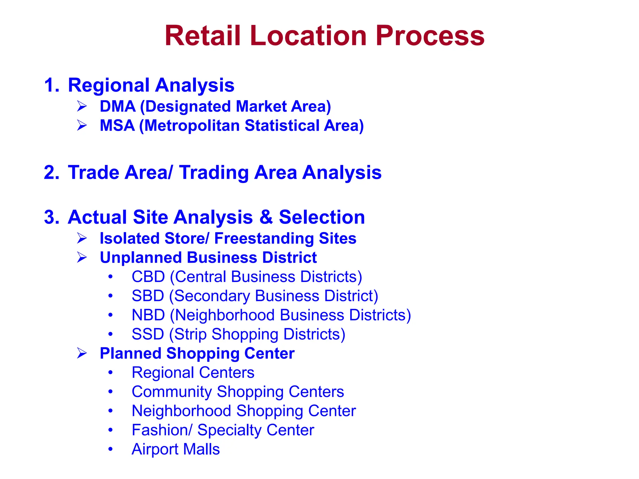 Retail Location & Layout Plan impotrtant | PPTX | Retail Industry ...