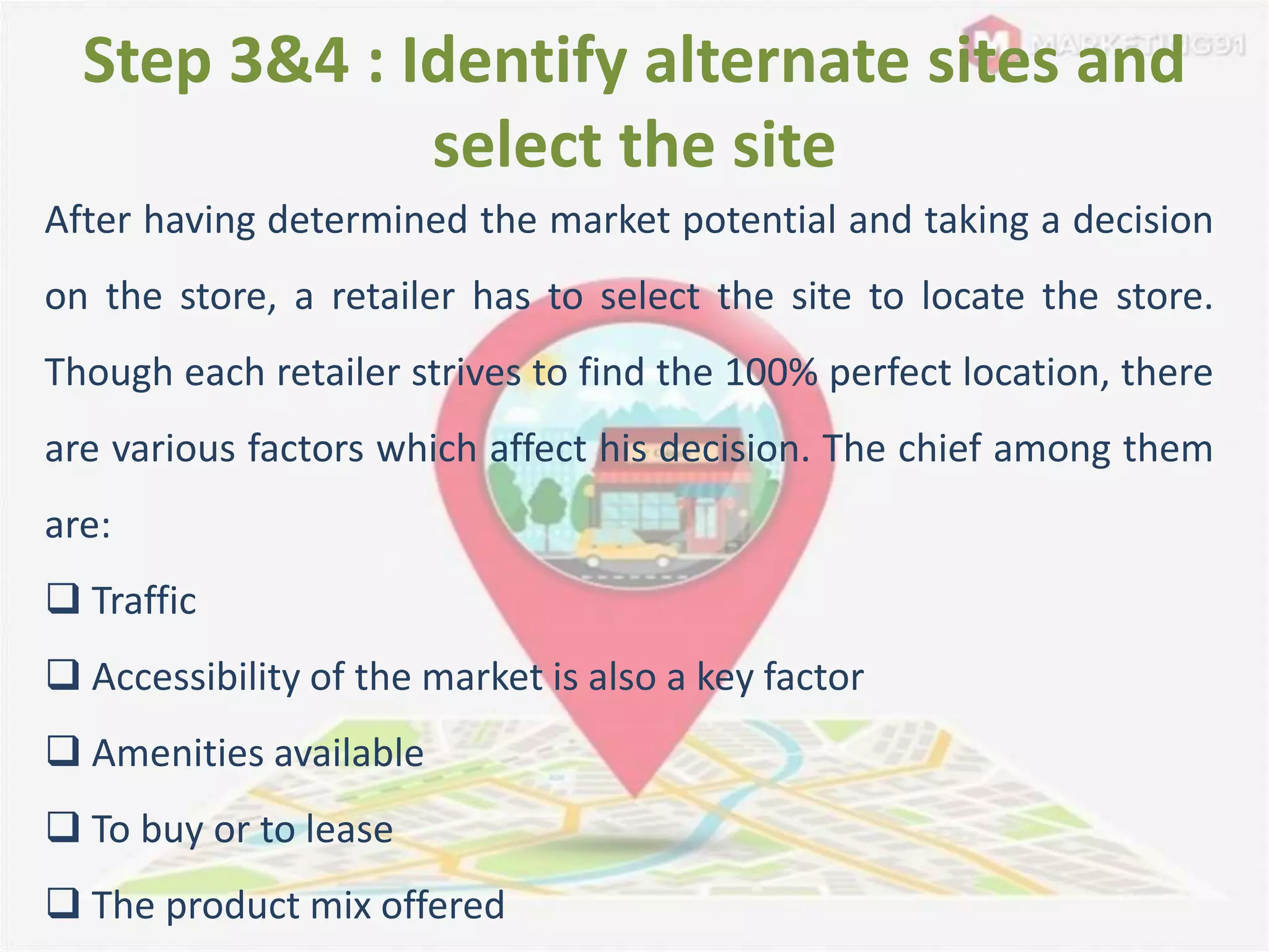 Retail location ppt | PPTX