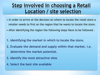 Retail locations | PPTX | Malls & Shopping Centers | Attractions