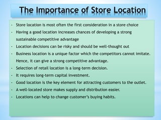 Retail locations | PPTX | Malls & Shopping Centers | Attractions