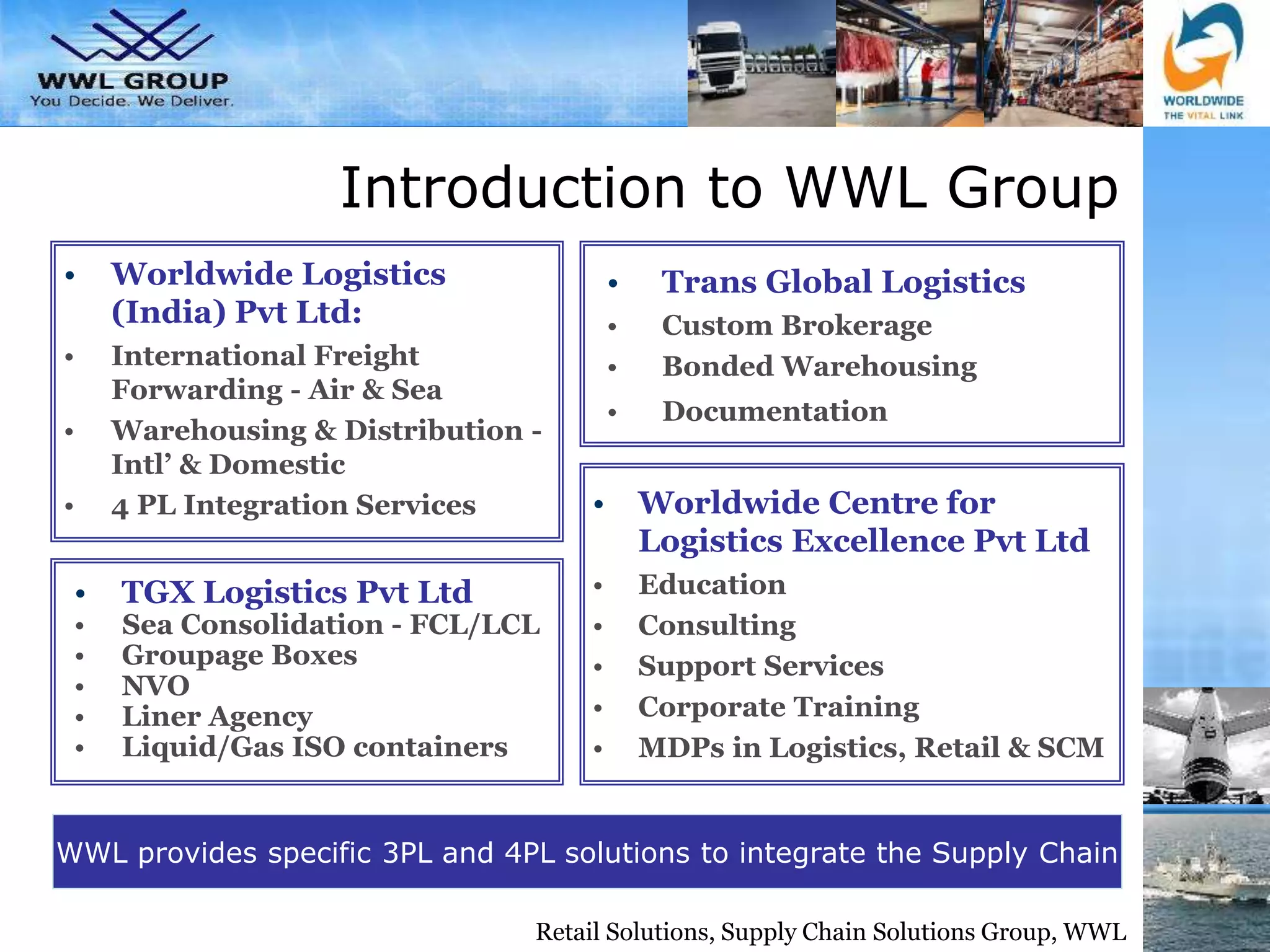 Retail logistics solutions for Aditya Birla Retail | PPT