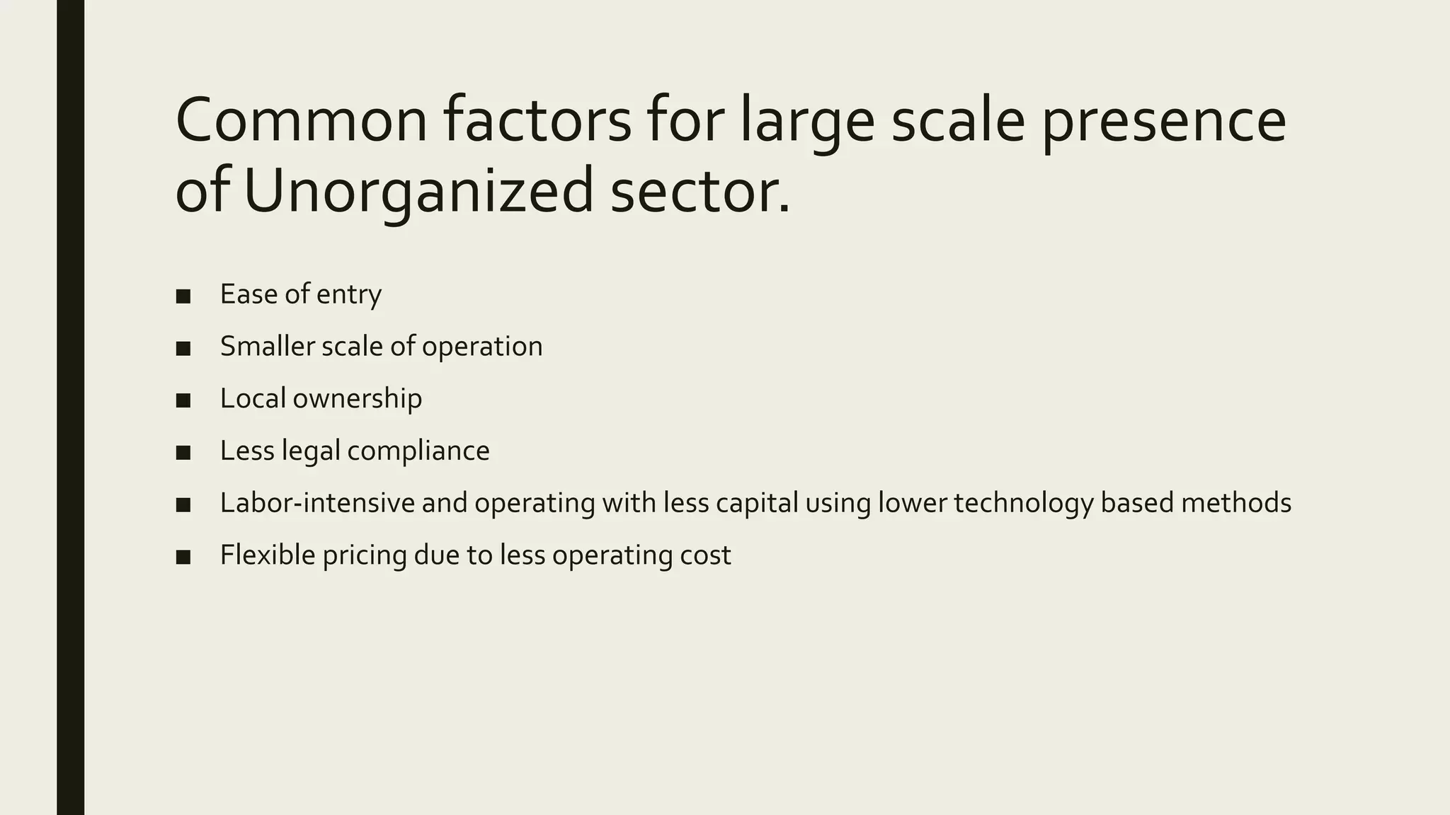 Retail management- Unorganized sector | PPTX