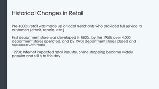 RetailManagement_01_Introduction to Retailing | PPTX
